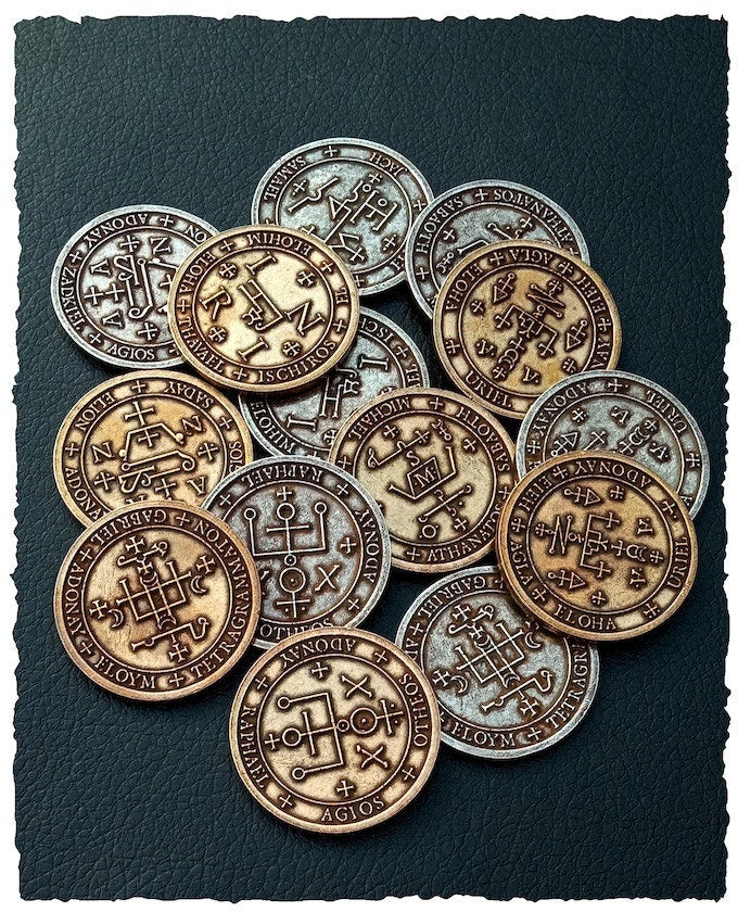 The Seven Archangels Collection of 7 Talisman Coins - Etsy UK