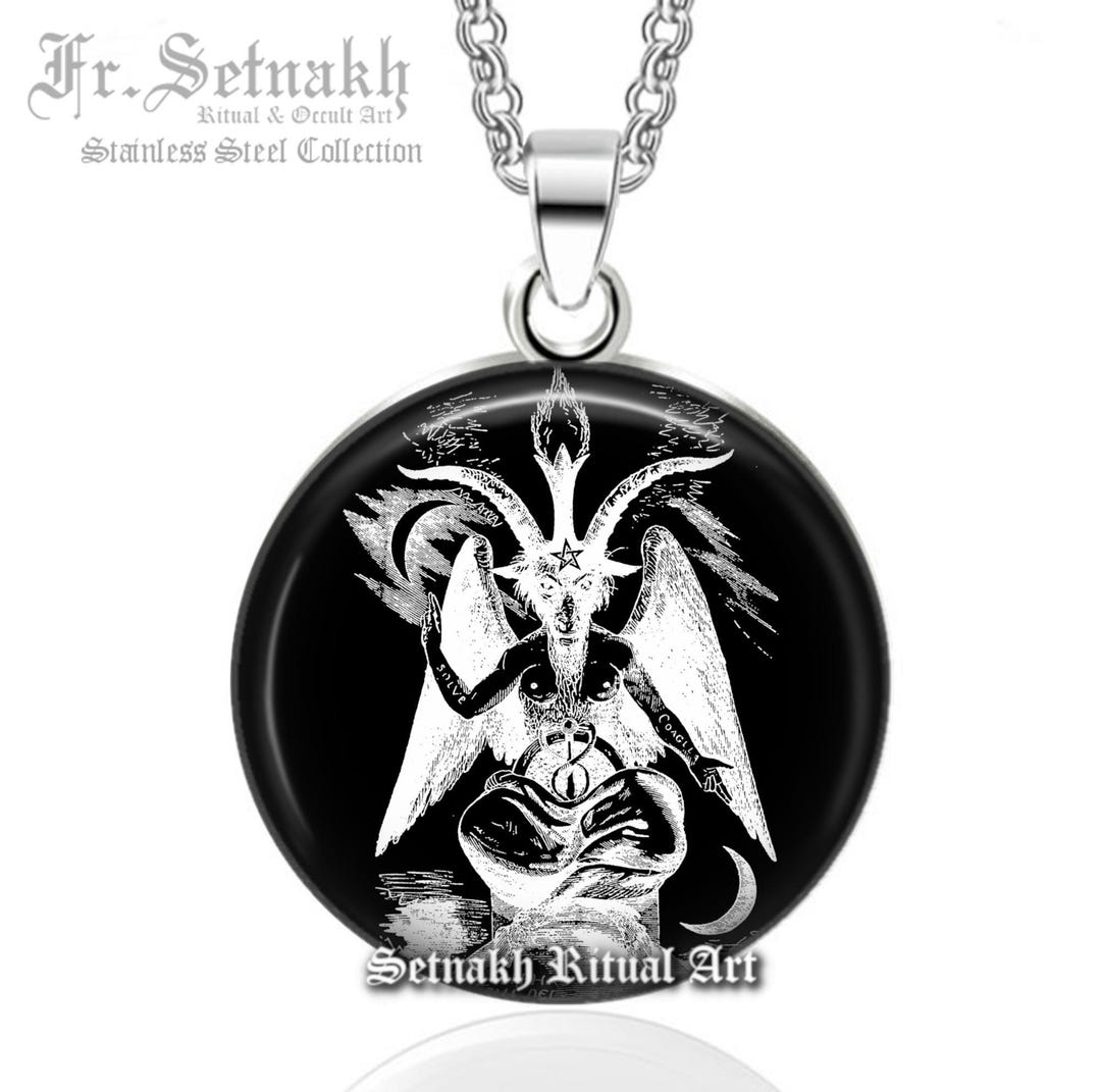 Baphomet Talisman, Baphomet Pendant, Occult Pendant, Occult Necklace ...