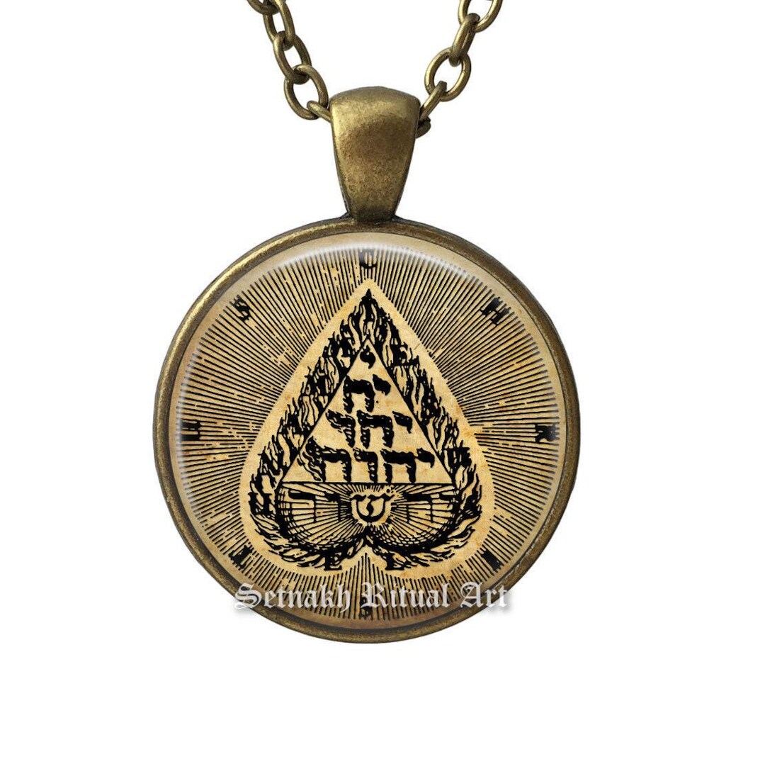 Diagram of the Tetractys of the Hebrew Letters of the Tetragrammaton ...