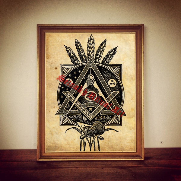 Esoteric Symbol Poster - Etsy