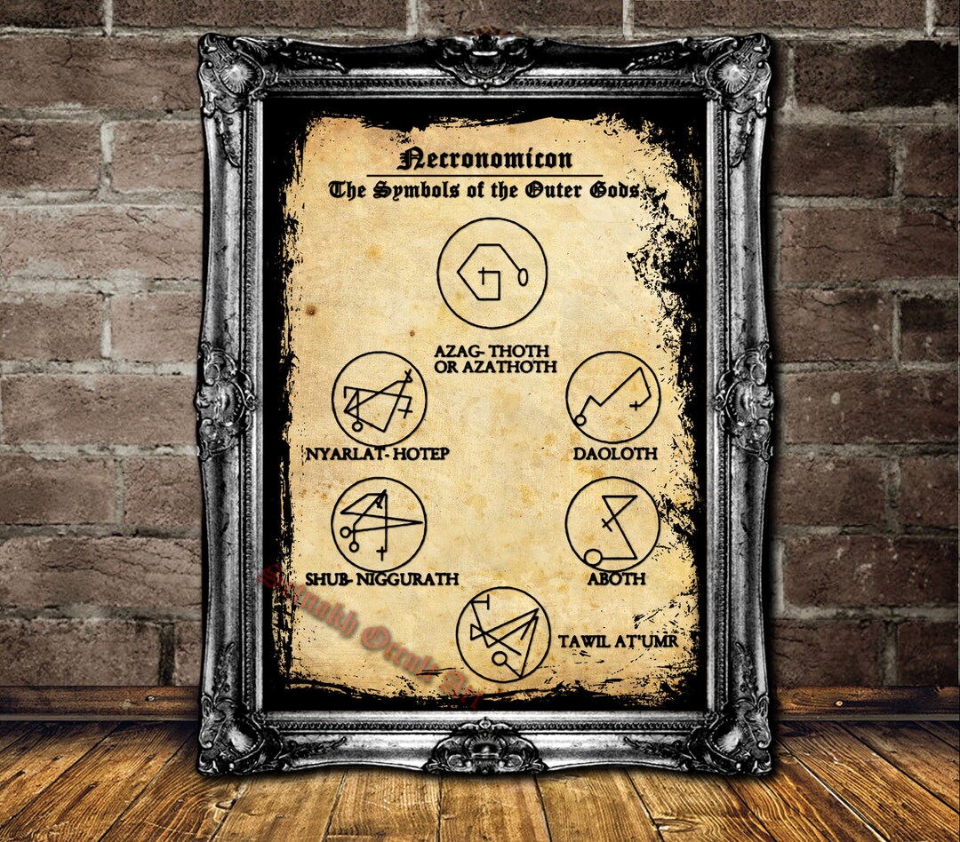 How To Draw Necronomicon Symbol