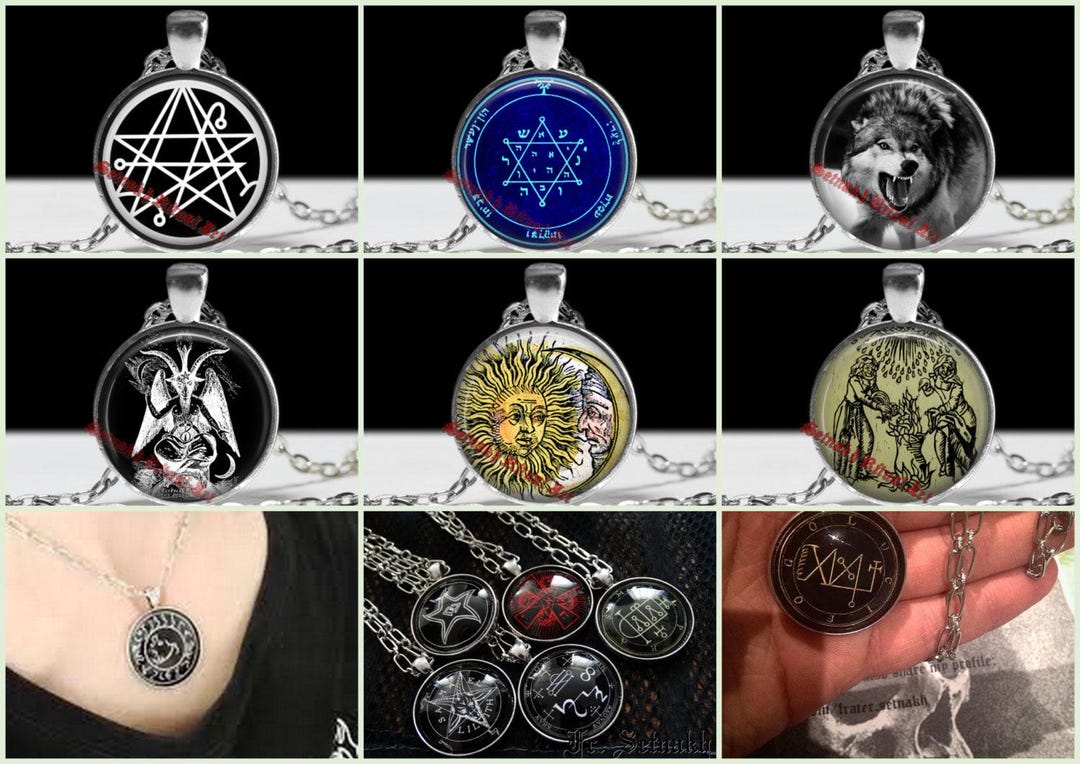 PROMOTION ! Buy 2 Pendants Get 1 Free | Occult Necklace, Occult Pendant ...