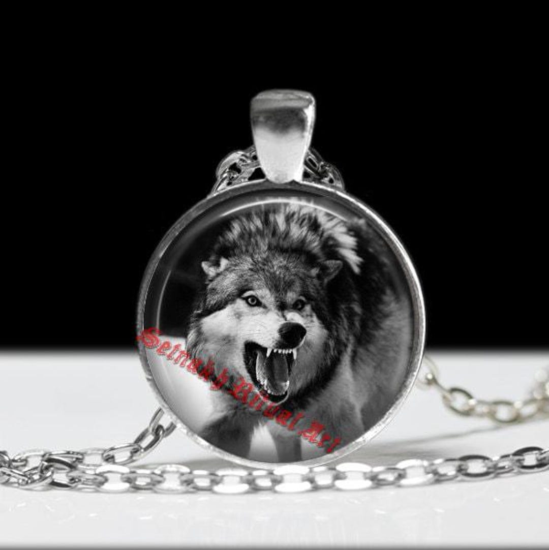 Fenrir Wolf Amulet, Norse Mythology Pendant, Gothic Jewelry #92 - Etsy