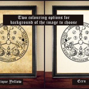 Uroboros & All Seeing Eye, Alchemy, Hermetism, Gnosis, Antique Print ...