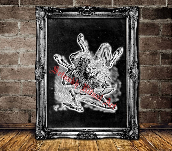 10 Buer Demon Print Goetia Poster Lemegeton Demon the - Etsy Australia