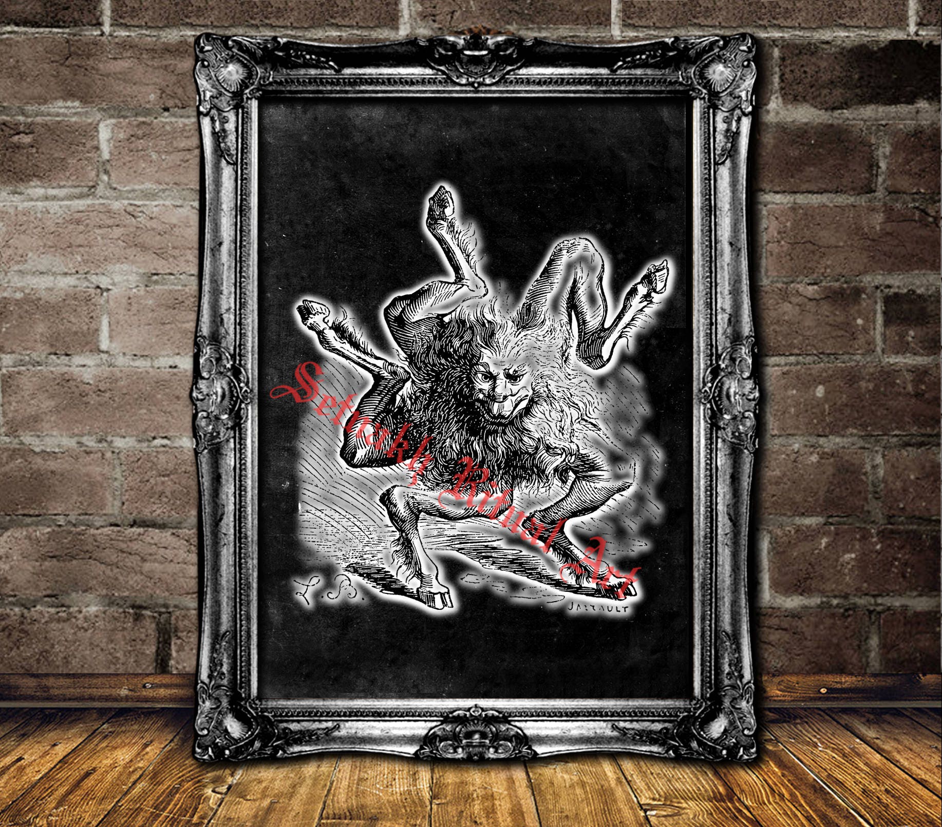 10 Buer Demon Print, Goetia Poster, Lemegeton Demon, the Lesser Key ...