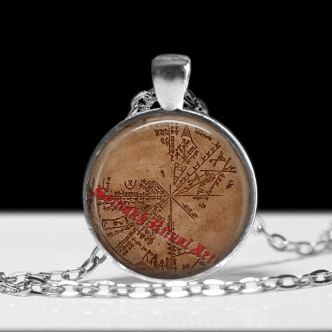 Sumerian Star Chart Pendant, Ancient Cuneiform Necklace #242 - Etsy