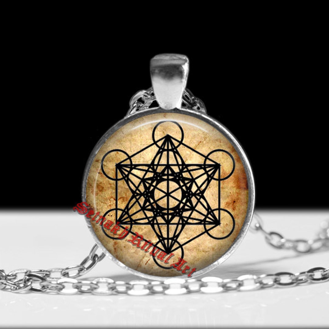 Metatron's Cube Pendant, Sacred Geometry Jewelry, Sacred Figure, Fruit ...