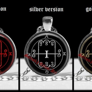 21 MARAX Demon Seal Pendant, Goetia Sigil Necklace, Lemegeton Jewelry ...