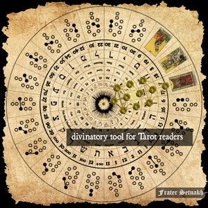 The Sephirothic Tree of Life Tarot, Meditation Altar Tools Sephiroth ...