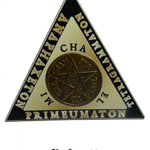 The Magic Triangle of King Solomon, Ritual Tool for Summoning Angels ...