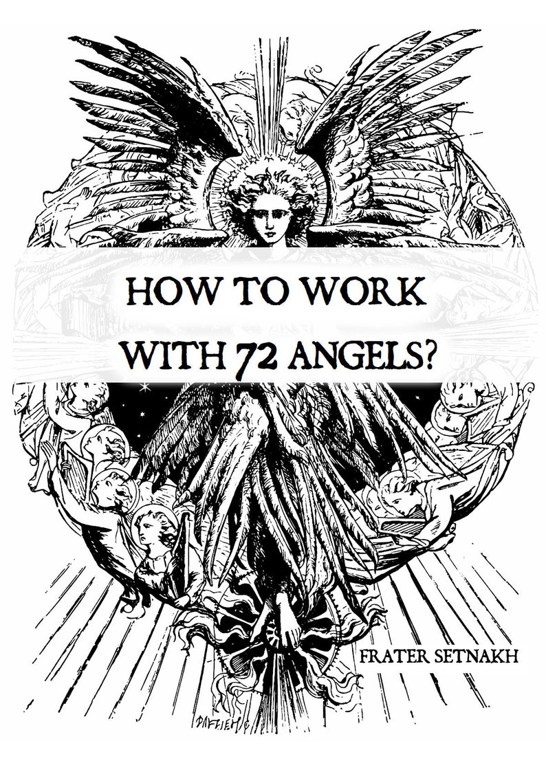 How to Work With THE 72 ANGELS Instruction How to Use Set | Etsy