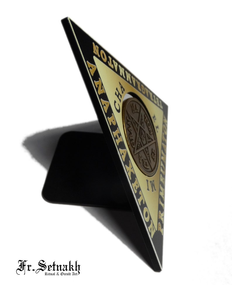 The Magic Triangle of King Solomon, Ritual Tool for Summoning Angels ...