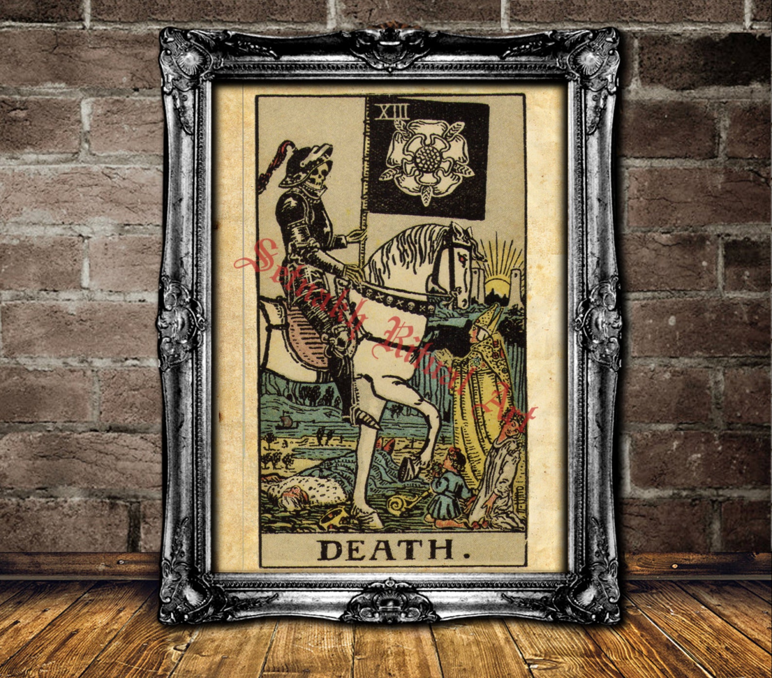 Death Tarot Card Poster Endings Change Inner - Etsy