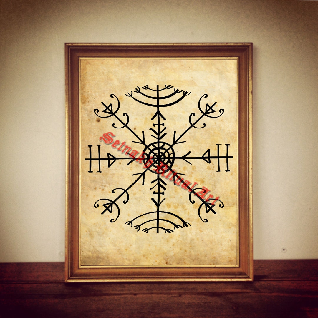 235.3# Veldismagn Print, Veldismagn Poster, Icelandic Stave Print ...