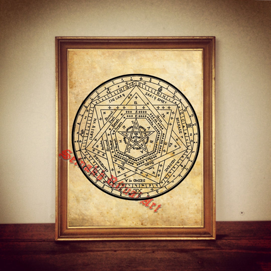 Sigillum Dei Ameth, John Dee's Seal of True God, Grand Pentacle ...