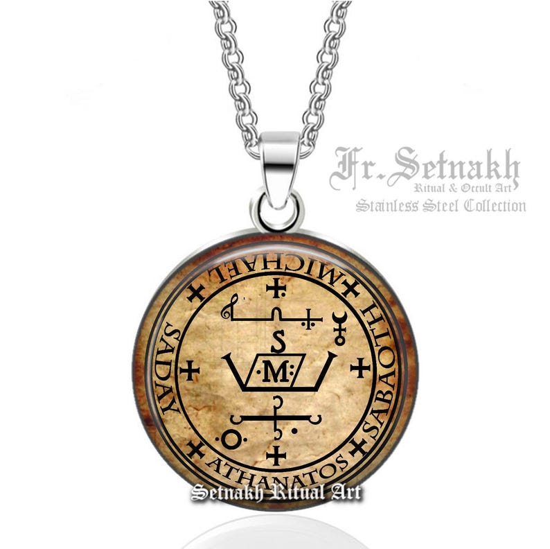 Archangel Michael Talisman: Seal of Protection Pendant, Spiritual ...