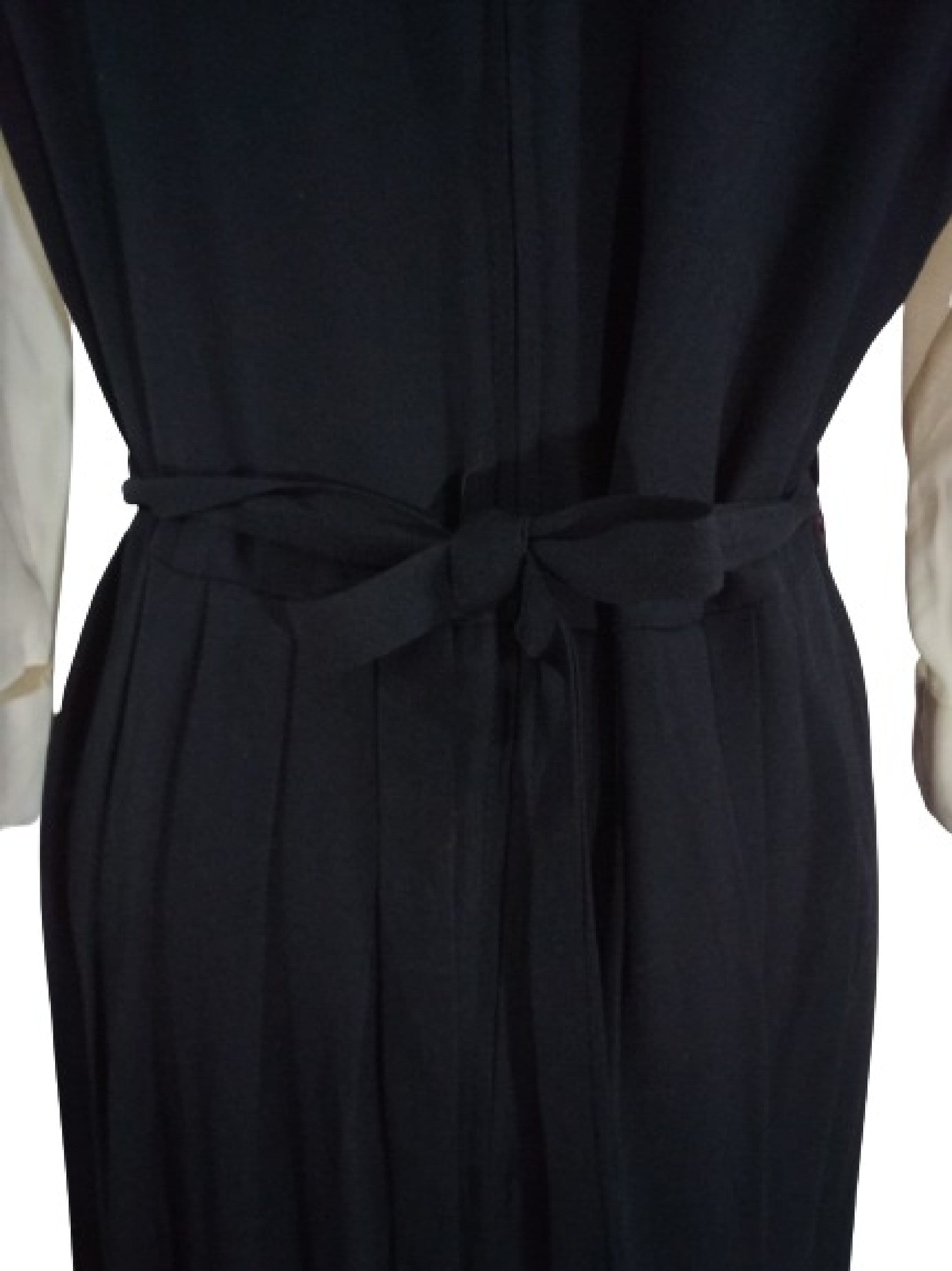 80s Allison-che Dress Faux Shirt/vest Combo / Cottagecore Maxi Dress ...