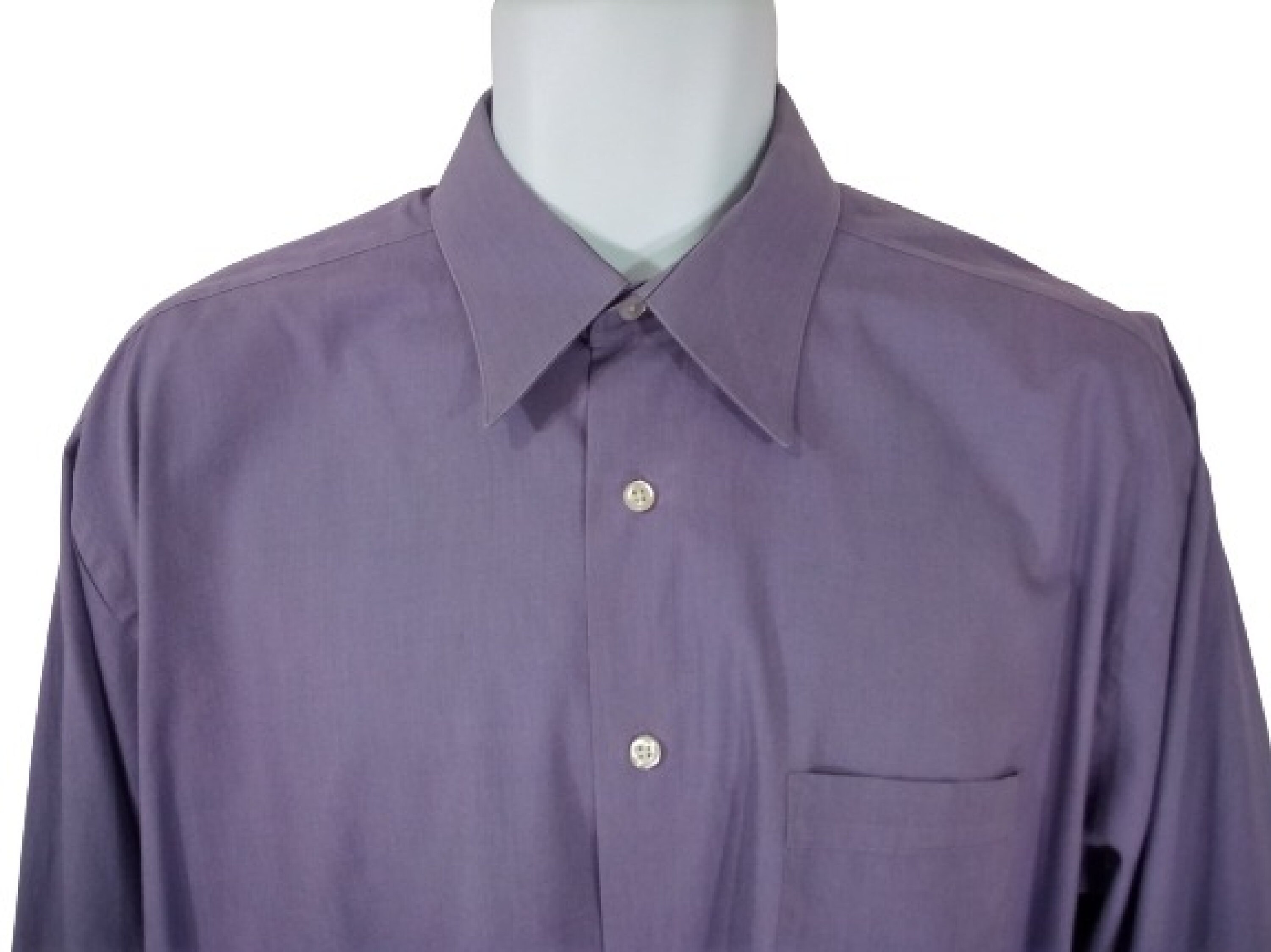 Men's 80s Purple Button up Dress Shirt by Alexander Julian for Colours ...