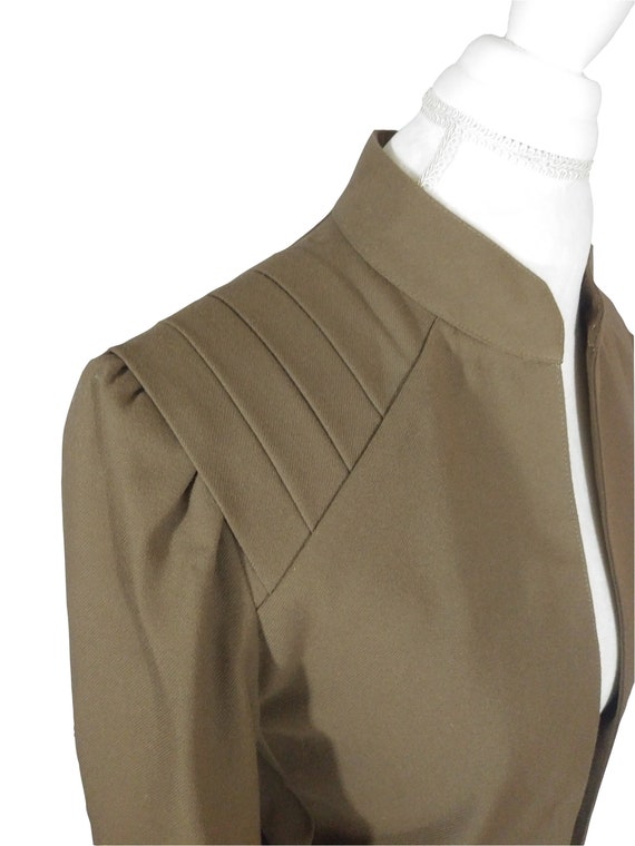 1980s Brown Bolero Jacket Cropped Jacket Fully Lined … - Gem