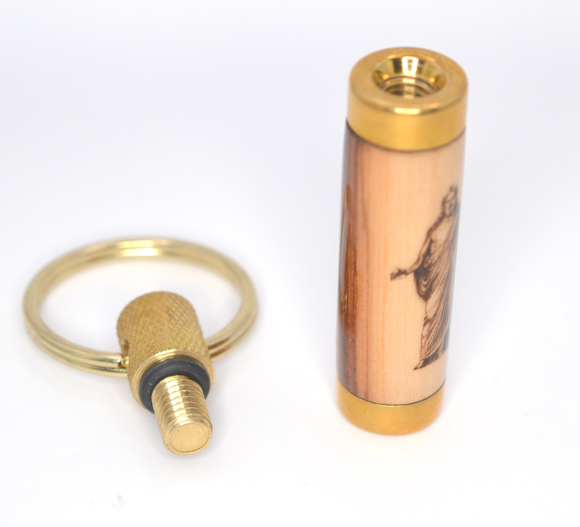 LDS Consecrated Oil Vial Jesus Christ Engraved on Olive Wood From ...