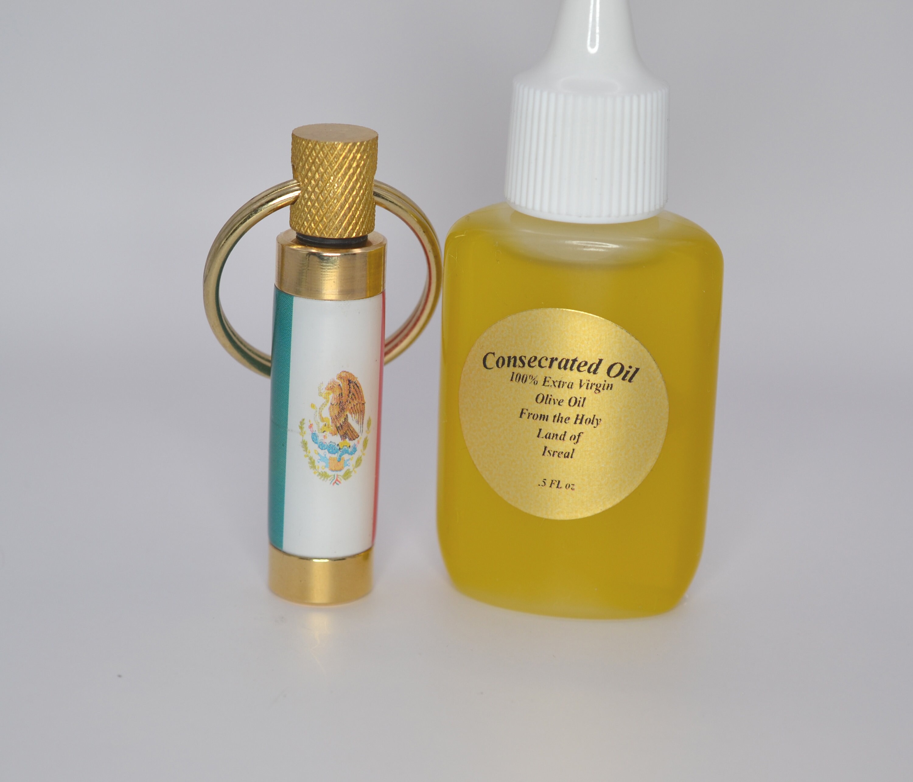 LDS Consecrated Oil Vial With the Mexican Flag Key Chain - Etsy
