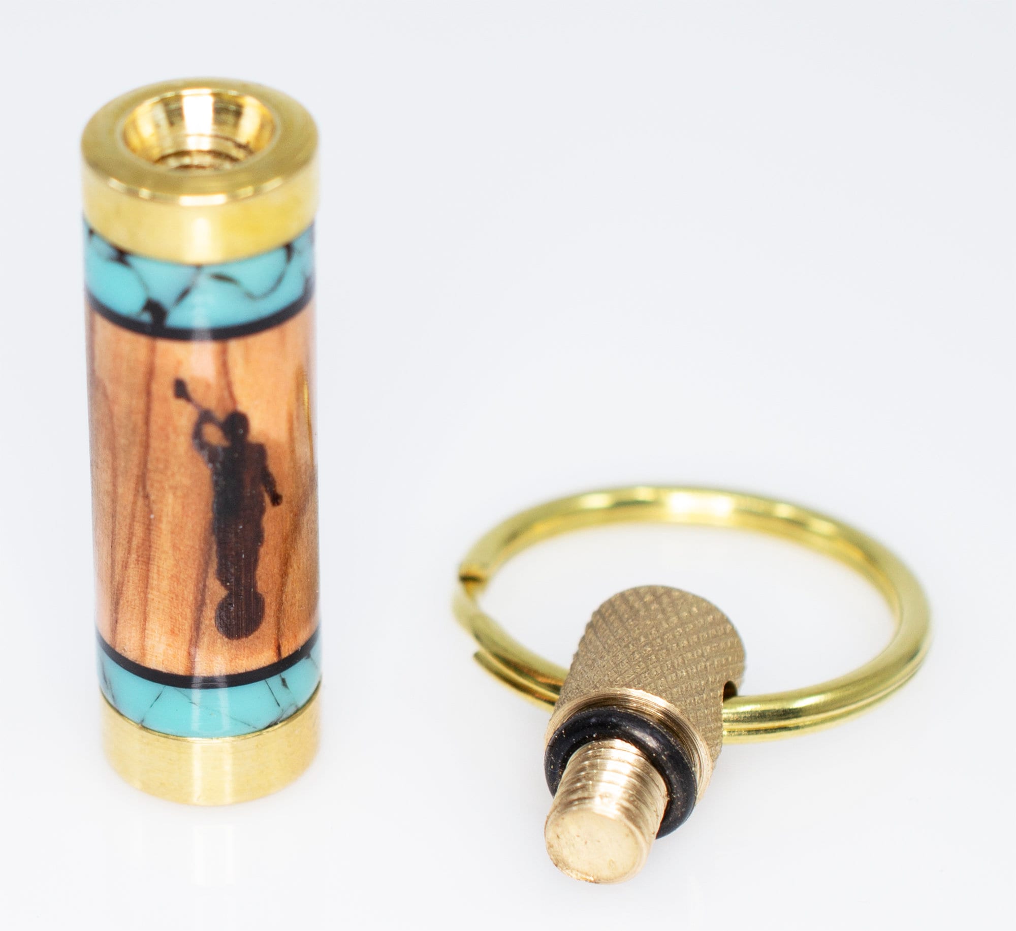 LDS Consecrated Oil Vial With Moroni Engraved on Olive Wood From ...