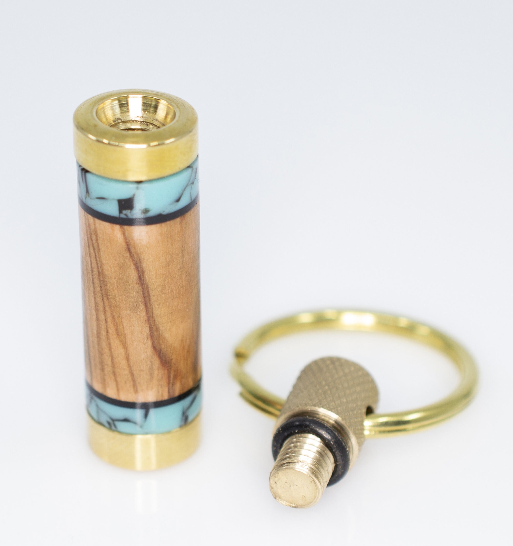 LDS Consecrated Oil Vial With Moroni Engraved on Olive Wood From ...