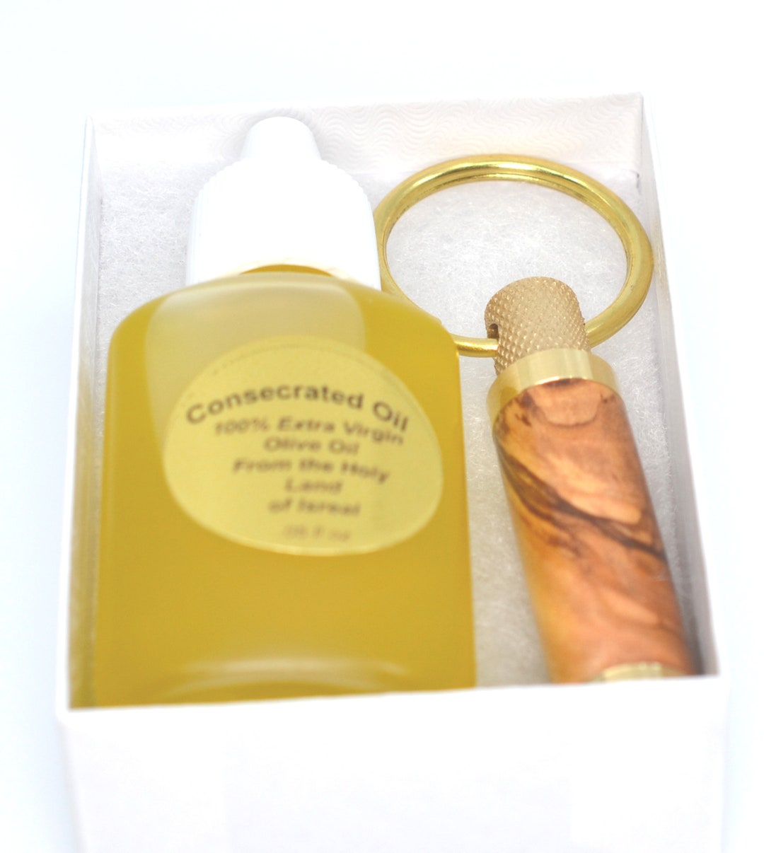LDS Oil Vial Made Out of Olive Wood From Bethlehem Israel - Etsy