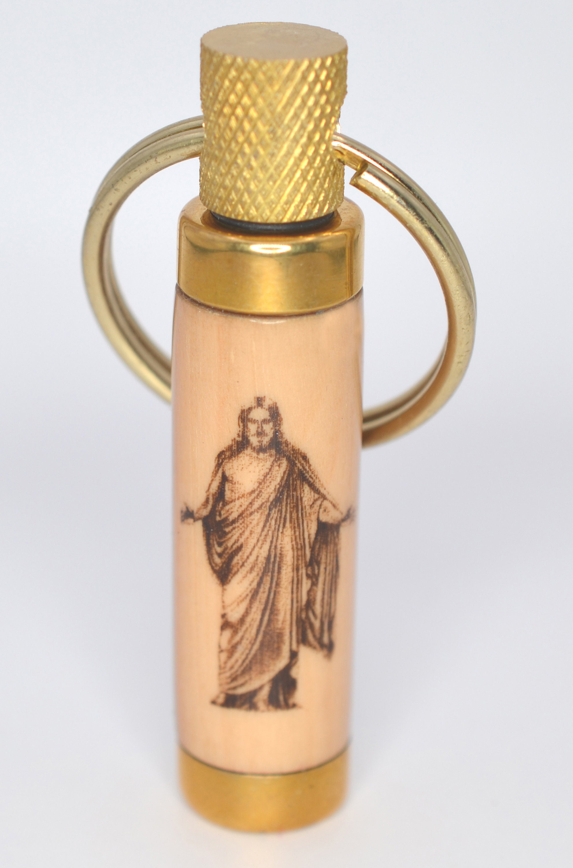 LDS Consecrated Oil Vial Jesus Christ Engraved on Olive Wood From ...