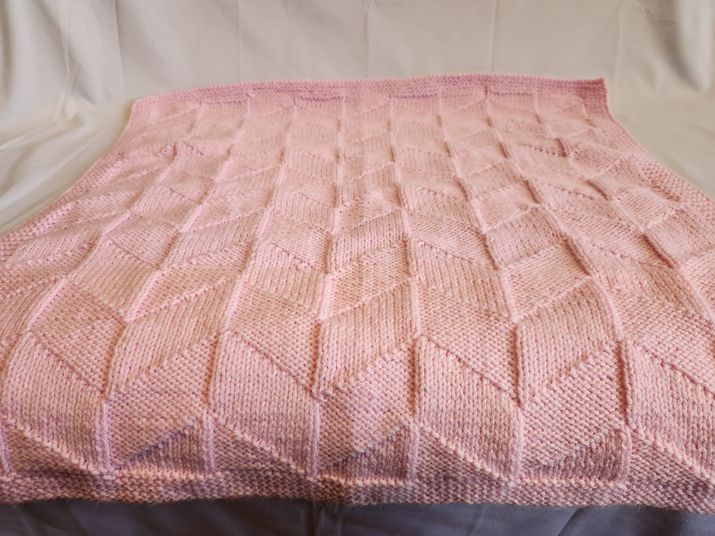 Hand Knit Baby Blankets, Knitted Baby Bedding, Handmade Baby Blanket ...