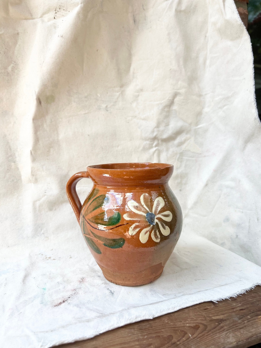 Traditional Jug, Terracotta Milk Pitcher, Folk Pitcher, Vintage Pottery ...