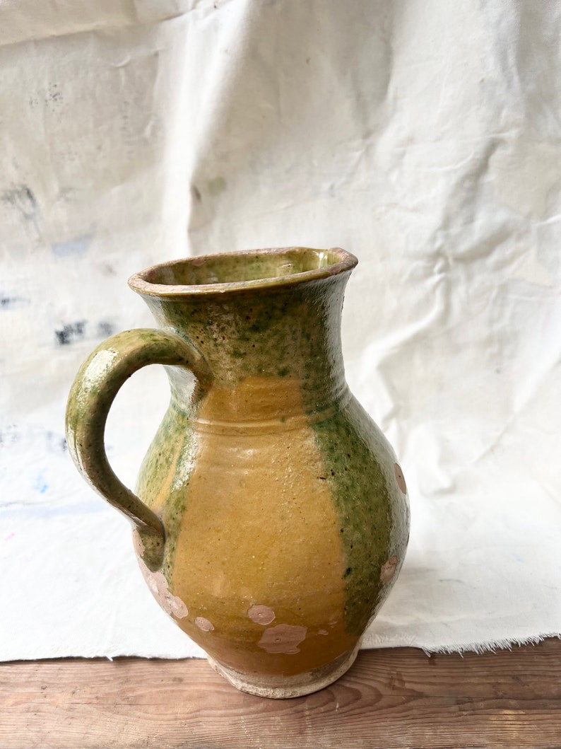 Traditional Jug, Terracotta Milk Pitcher, Folk Pitcher, Vintage Pottery ...