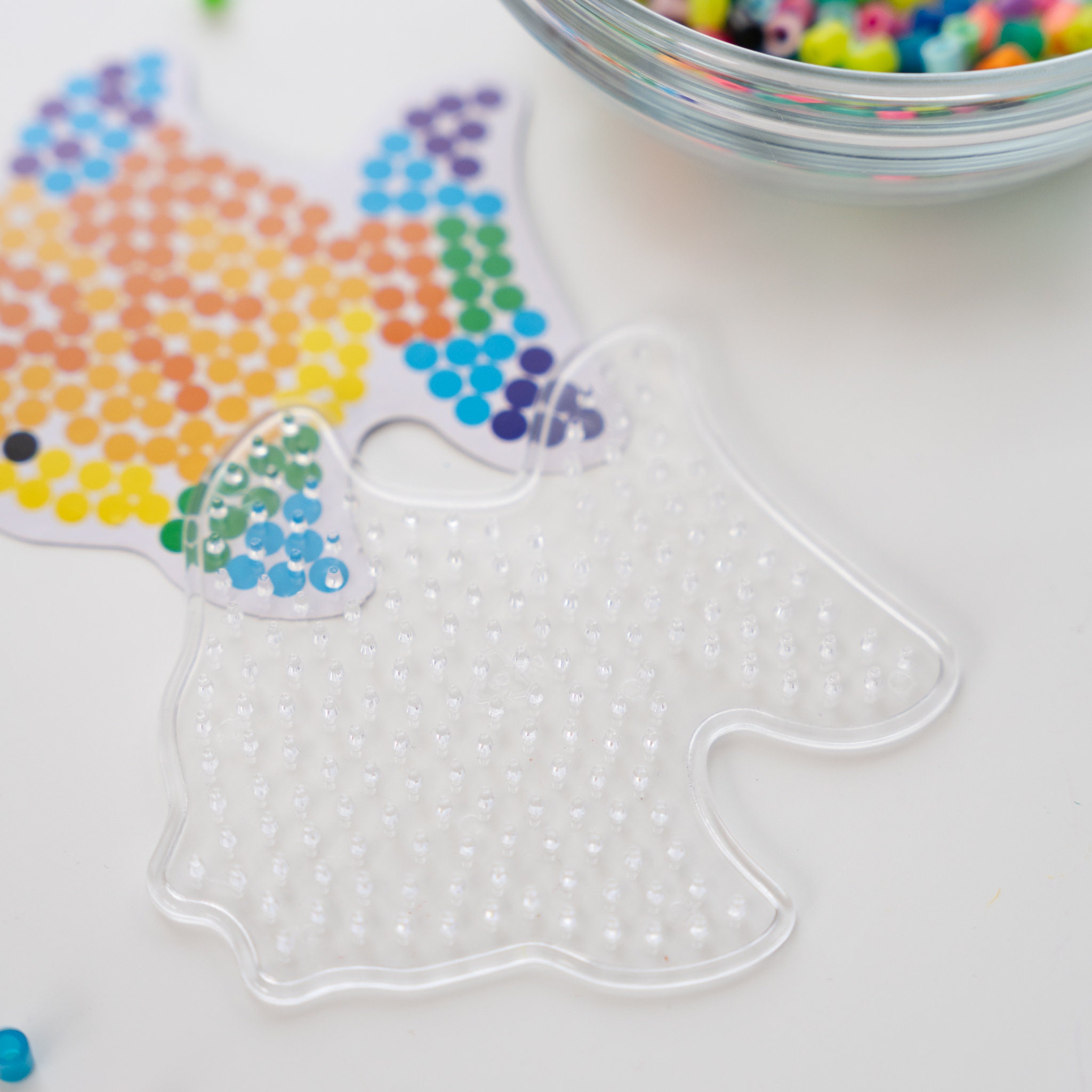 Perler Bead Kit Rainbow Beads Kid Craft Birthday Party Favor Easy Craft ...