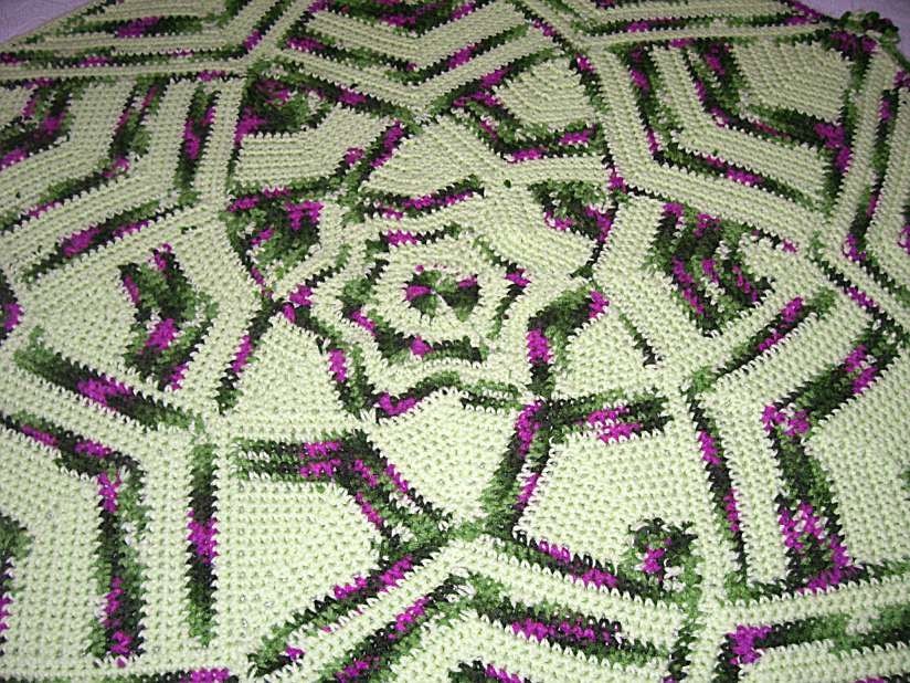 The Green Star Throw - Etsy