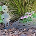 Alien & UFO Spaceship Yard Stake Gift Set | Rusty Metal Alien Garden ...