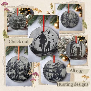 Female Bow Hunting Ornament | 3" Archery Sportswoman Ornament ...