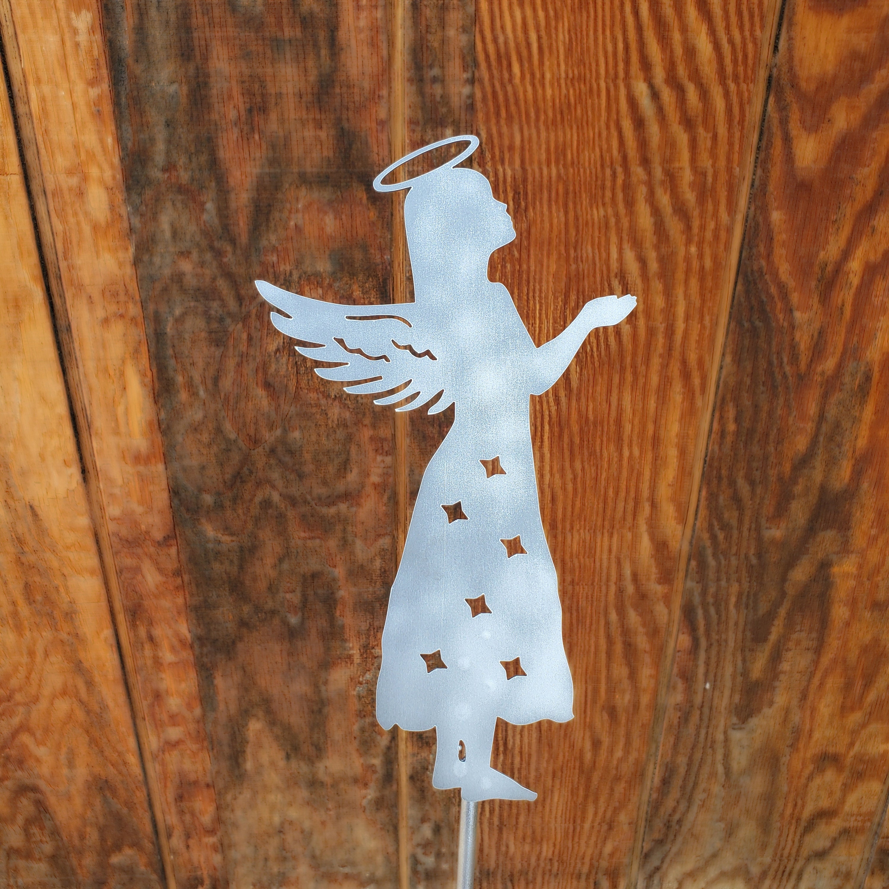 Metal Angel Garden Yard Stake Angel Gift Garden Angel Art | Etsy