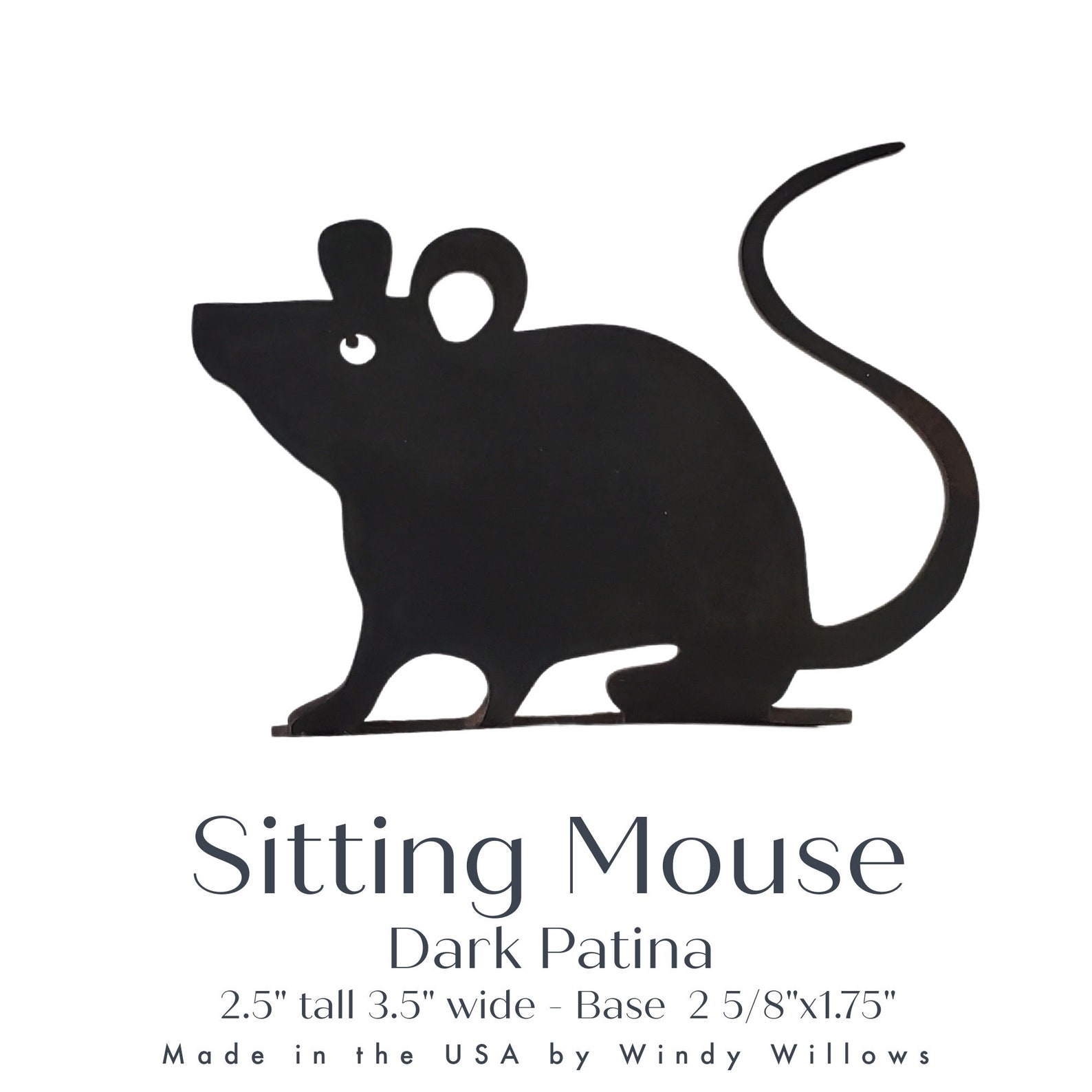 Metal Mice Fence Topper / Tiny Mouse Garden Gift / Rusty Mice - Etsy