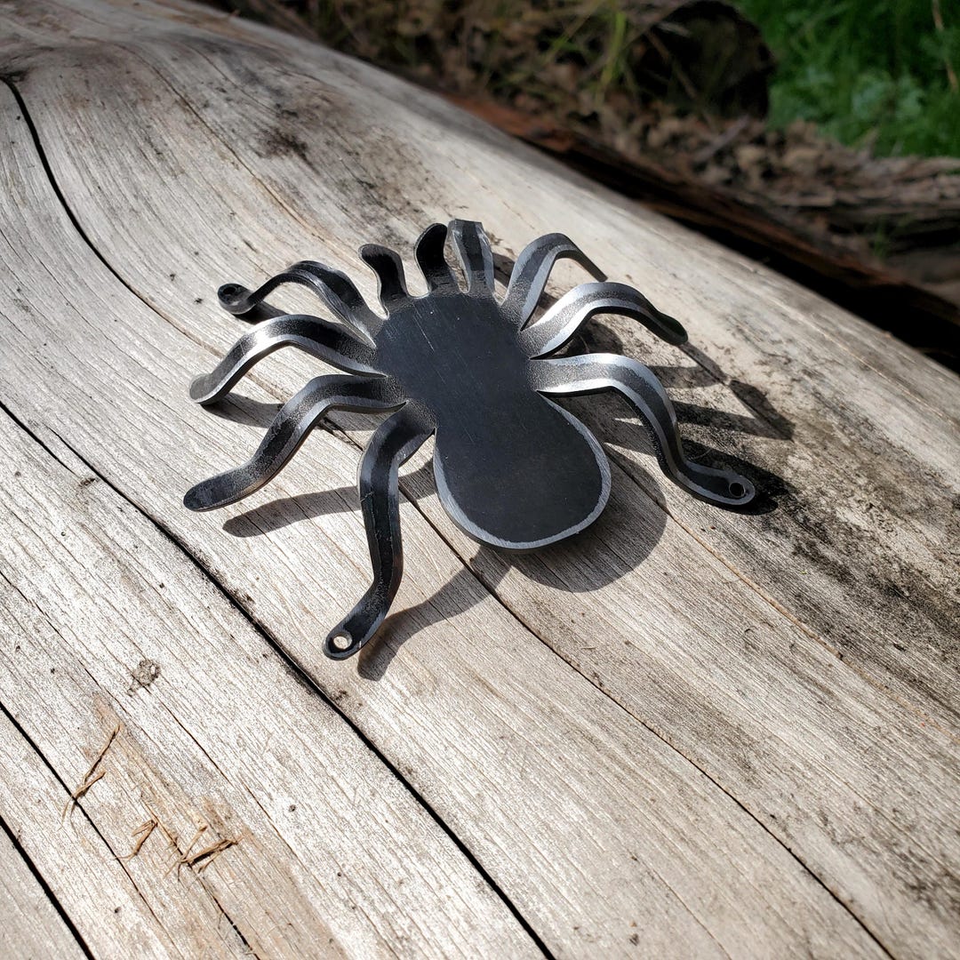 Small Metal Tarantula Spider Sculpture for Garden Decoration| Rusted ...