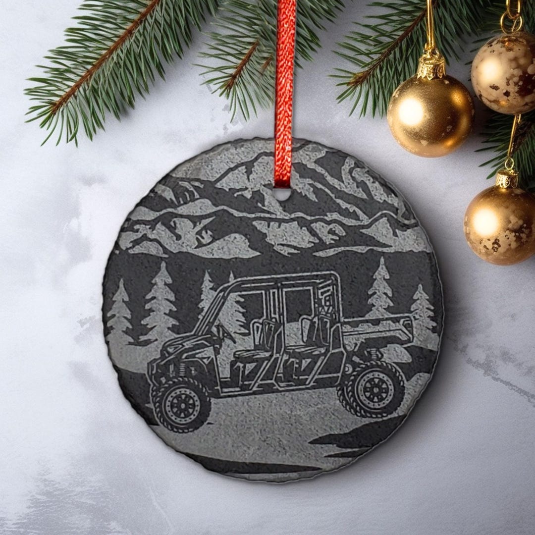 Side by Side Offroad Ornament | 3" 4 Seat UTV Sport Utility Christmas ...