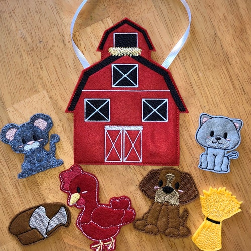 The Little Red Hen Felt / Flannel Board Set - Etsy