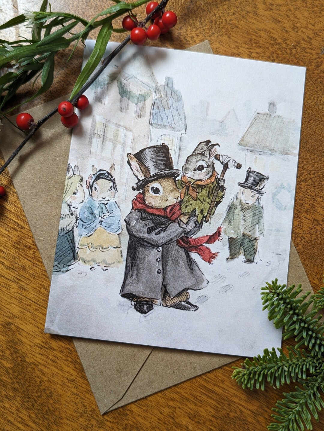 Tiny Tim Card Pack of 4 - Etsy