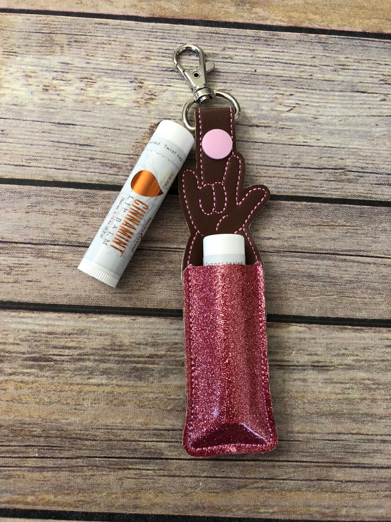 ASL LIP BALM Holder. I Love You Lip Balm Holder. I Love You Sign ...