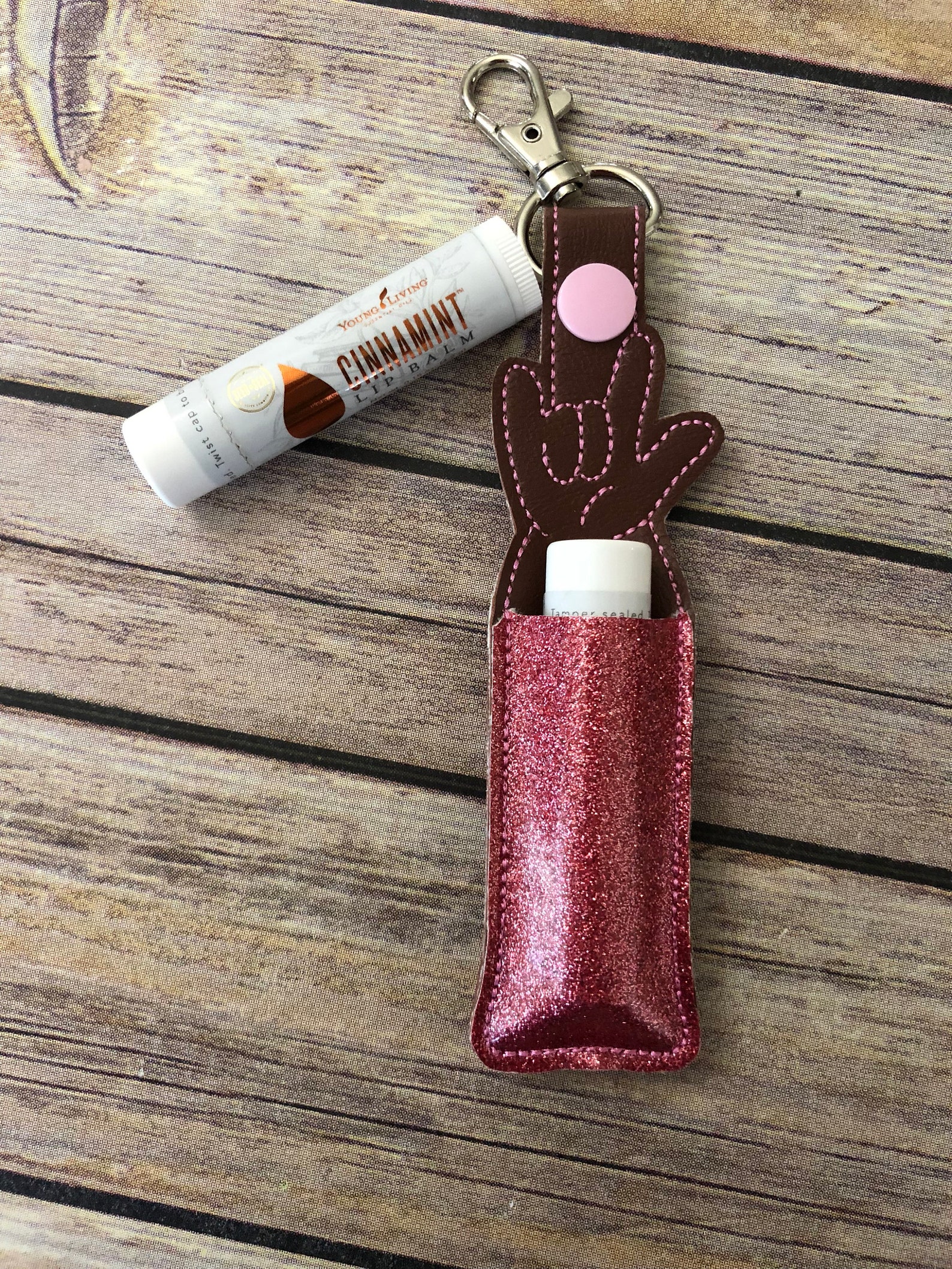 ASL LIP BALM Holder. I Love You Lip Balm Holder. I Love You Sign ...