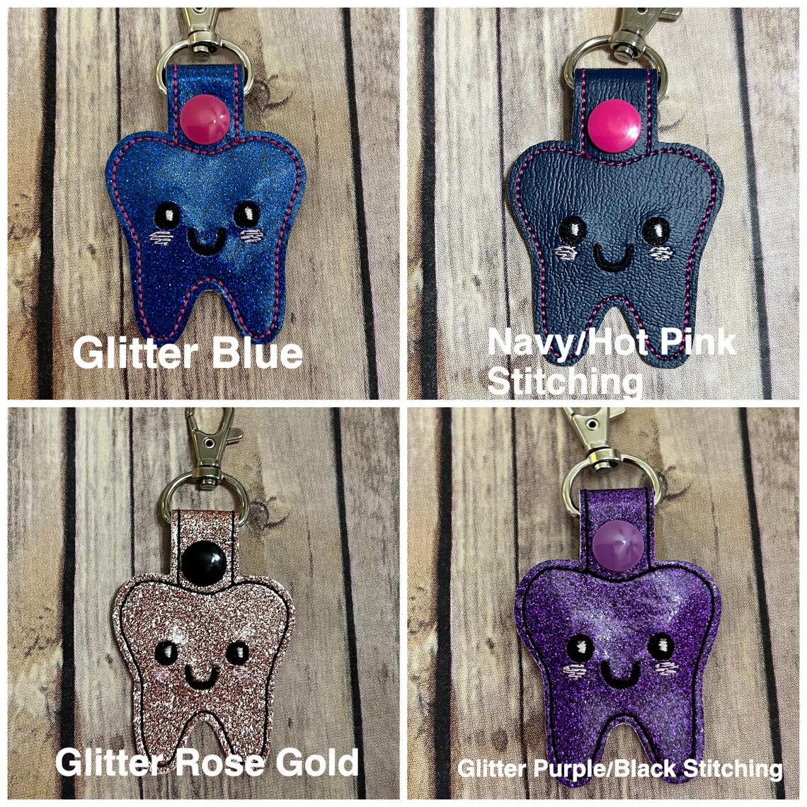 TOOTH KEY FOB. Tooth Snap Tab. Dental Key Fob. Dental Love. - Etsy