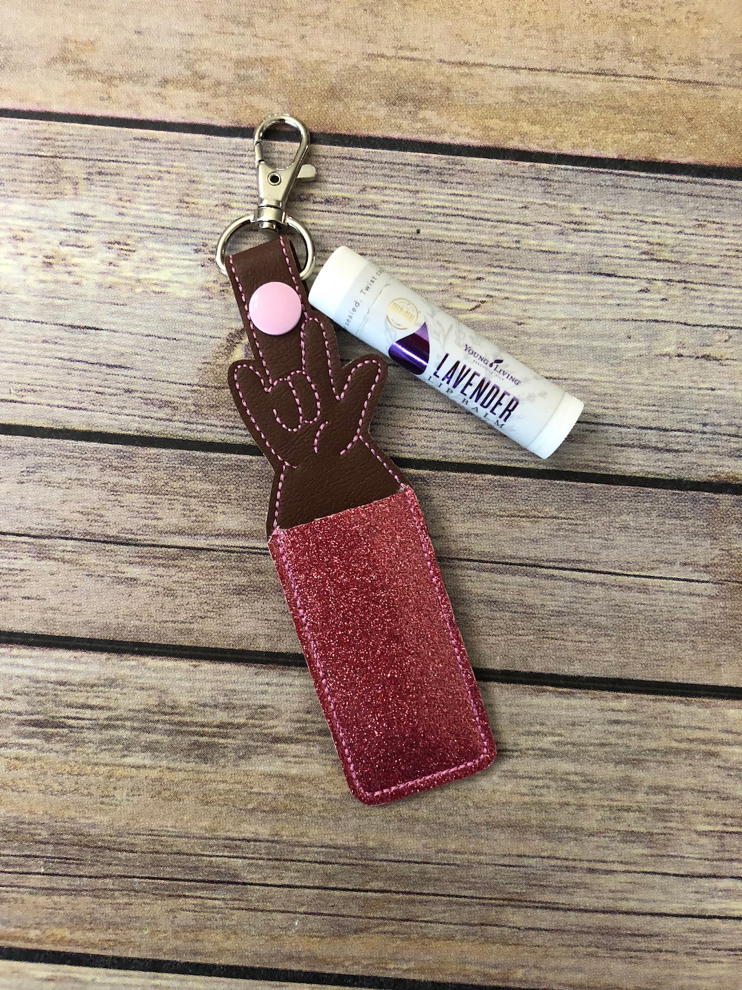 ASL LIP BALM Holder. I Love You Lip Balm Holder. I Love You Sign ...