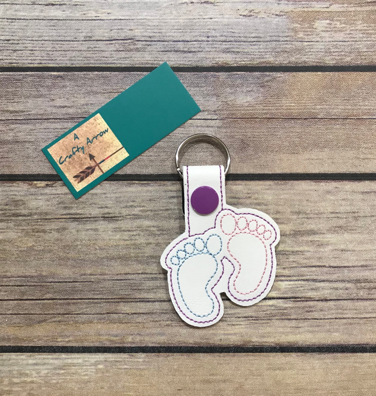 BABY FEET Key Fob. Baby Feet Snap Tap. Pink and Blue Baby Feet - Etsy