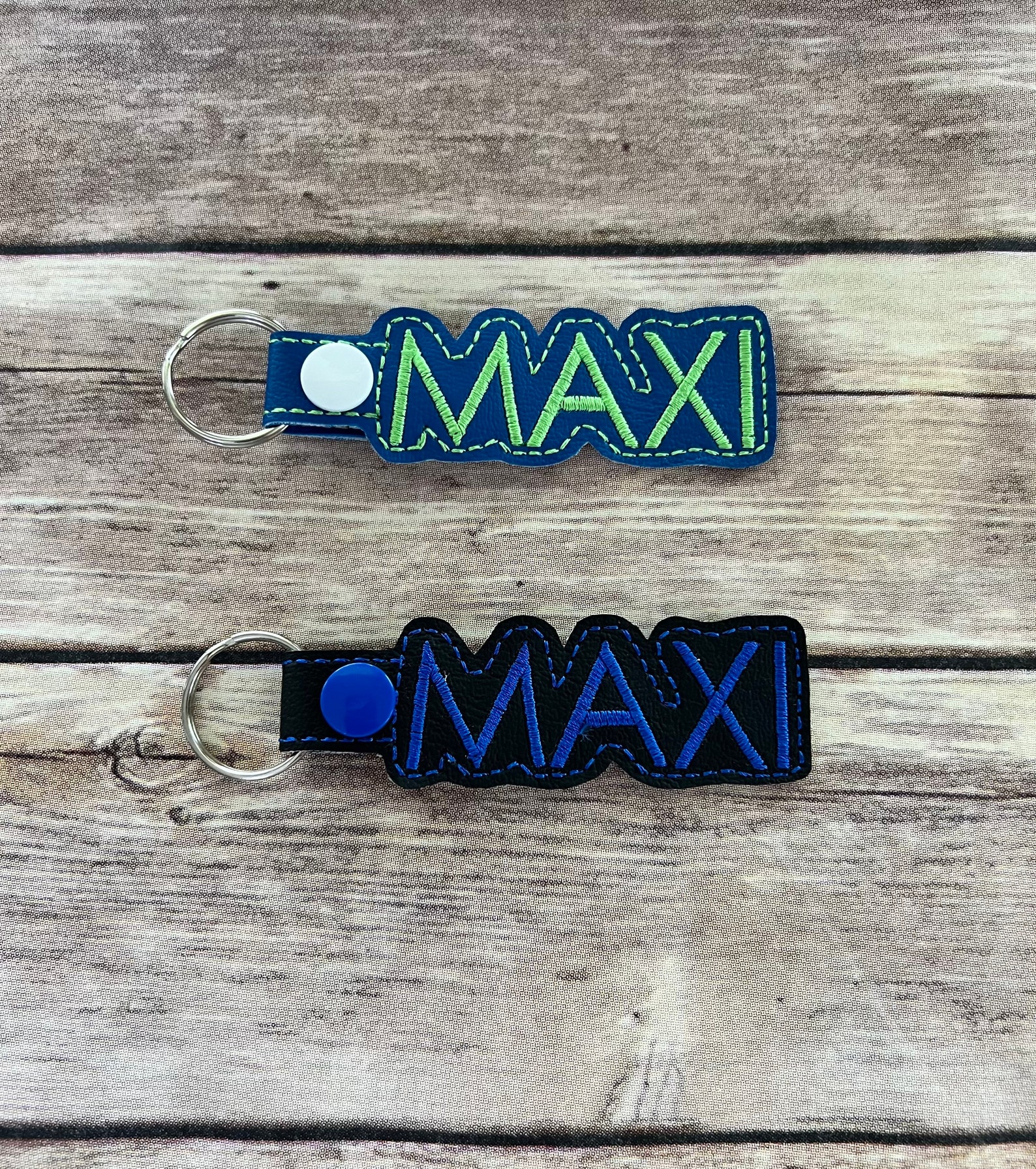 PERSONALIZED KEY FOB. Name Snap Tab School Key Fob. - Etsy