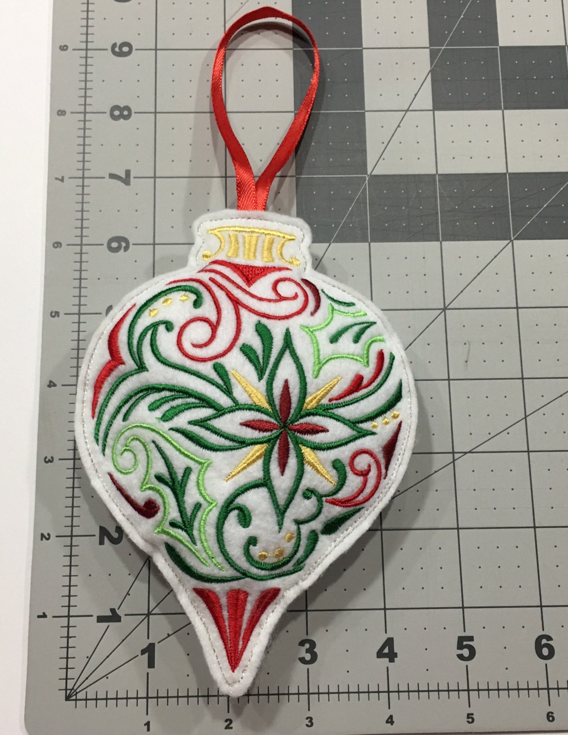 CHRISTMAS BULB ORNAMENT Holiday Bulb. Elegant Bulb. Seasonal | Etsy